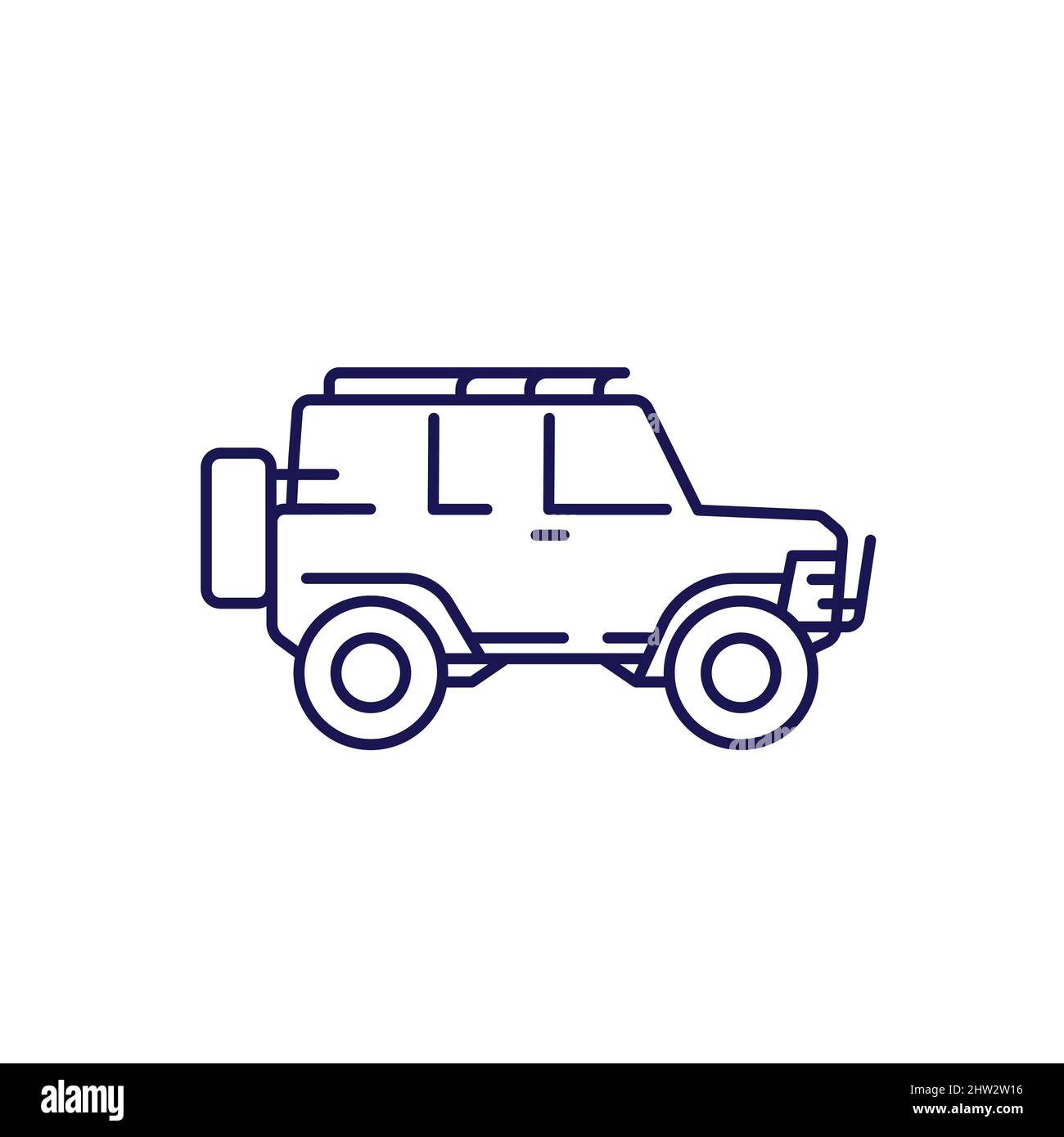off-road car, suv line icon Stock Vector Image & Art - Alamy