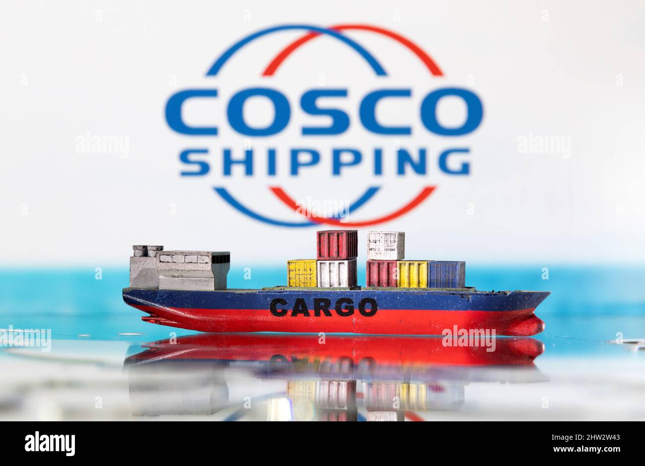 Cosco logo hi-res stock photography and images - Alamy