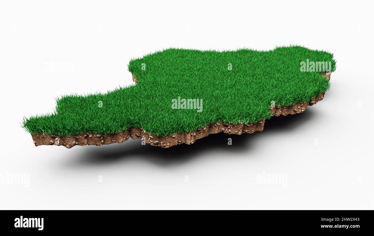 Iran on globe map Cut Out Stock Images & Pictures - Alamy