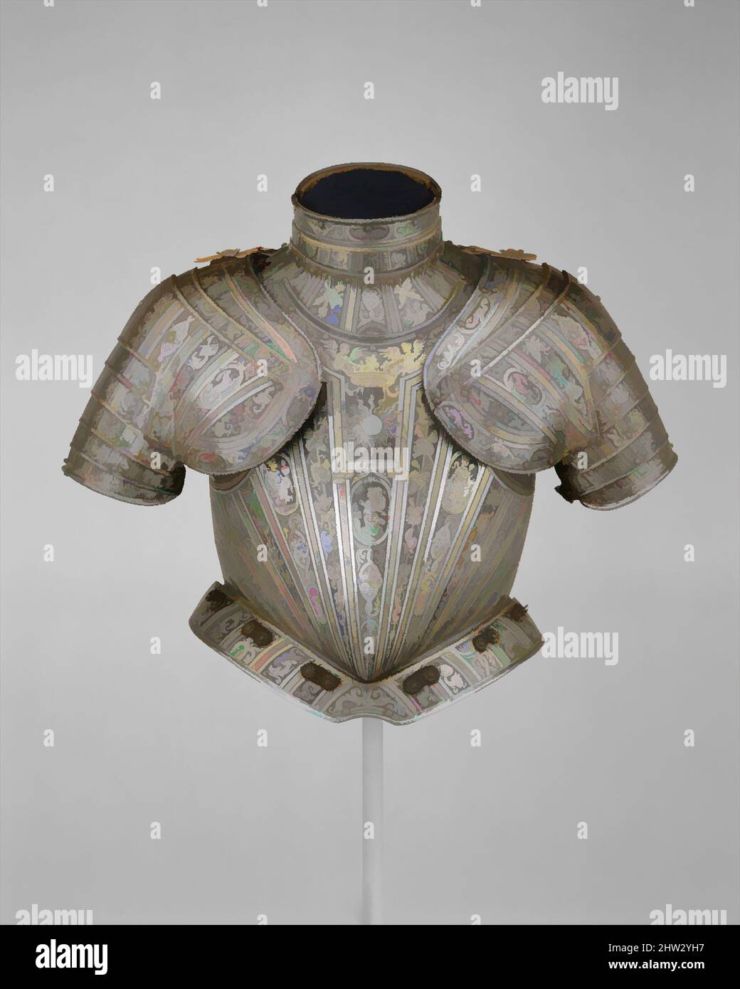 Art inspired by Portions of an Armor for, ca. 1595, Milan, Italian ...