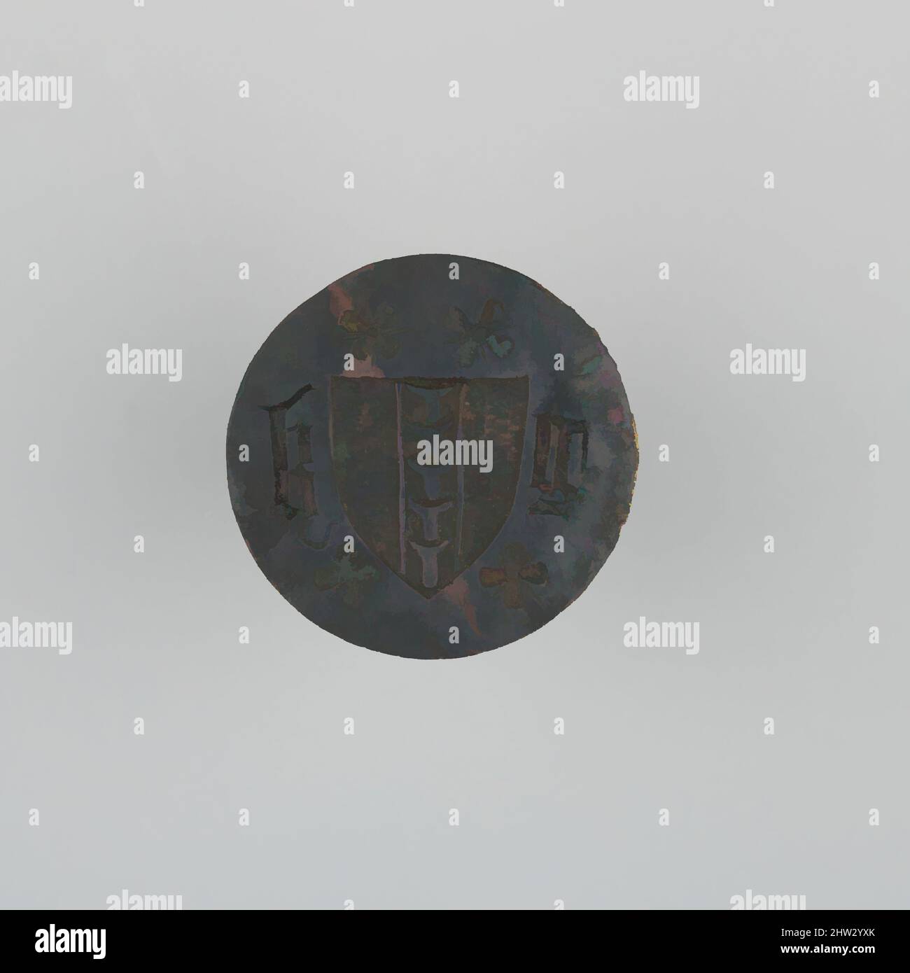 Art inspired by Badge, early 15th century, European, Copper, enamel ...