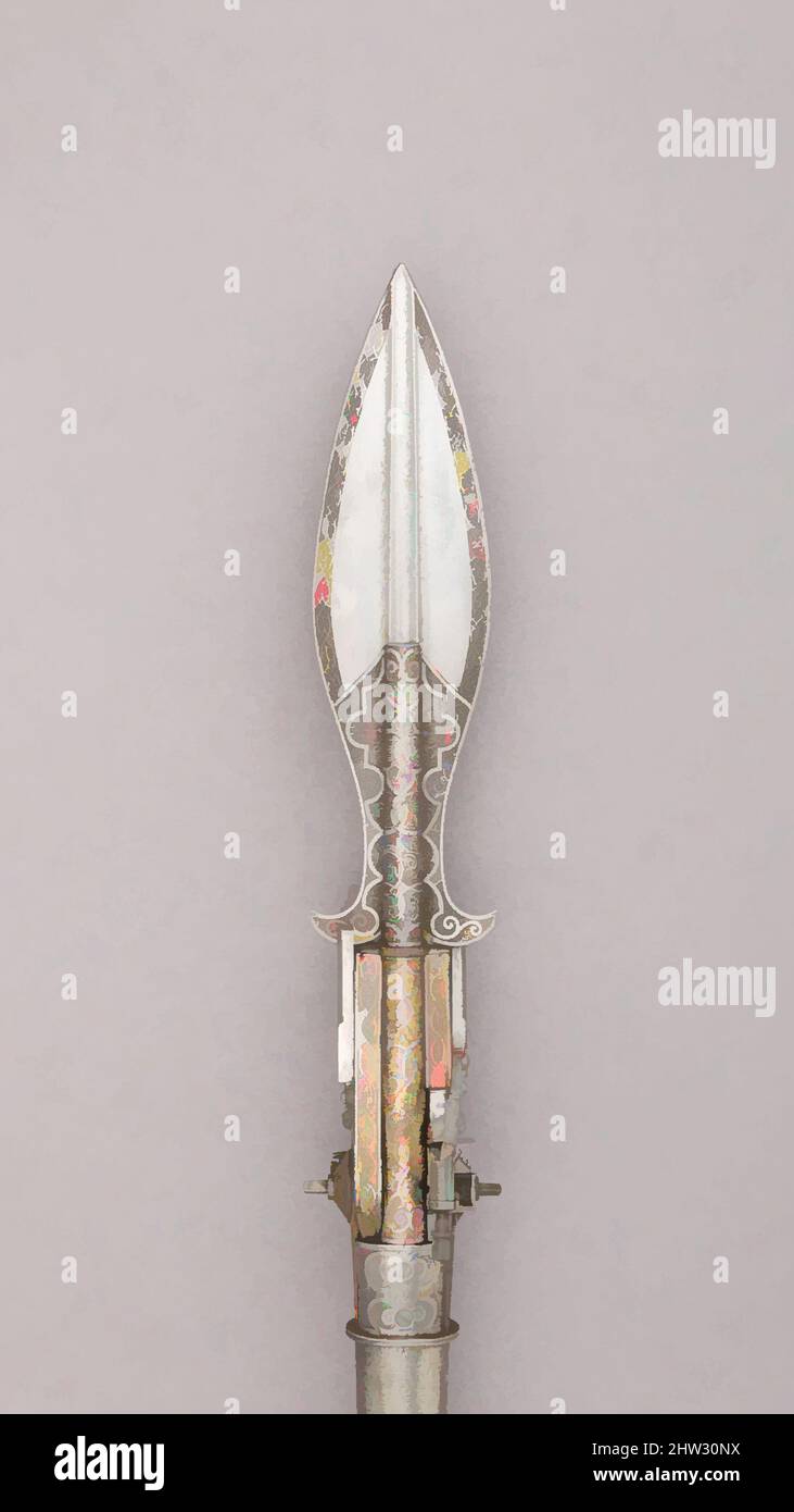 Art inspired by Boar Spear with Double Barrel Wheellock Pistol, ca ...