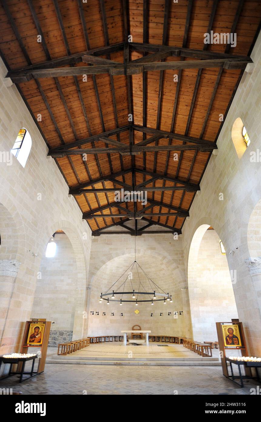 Tabgha, place of the miracle of the multiplication of the loaves and ...