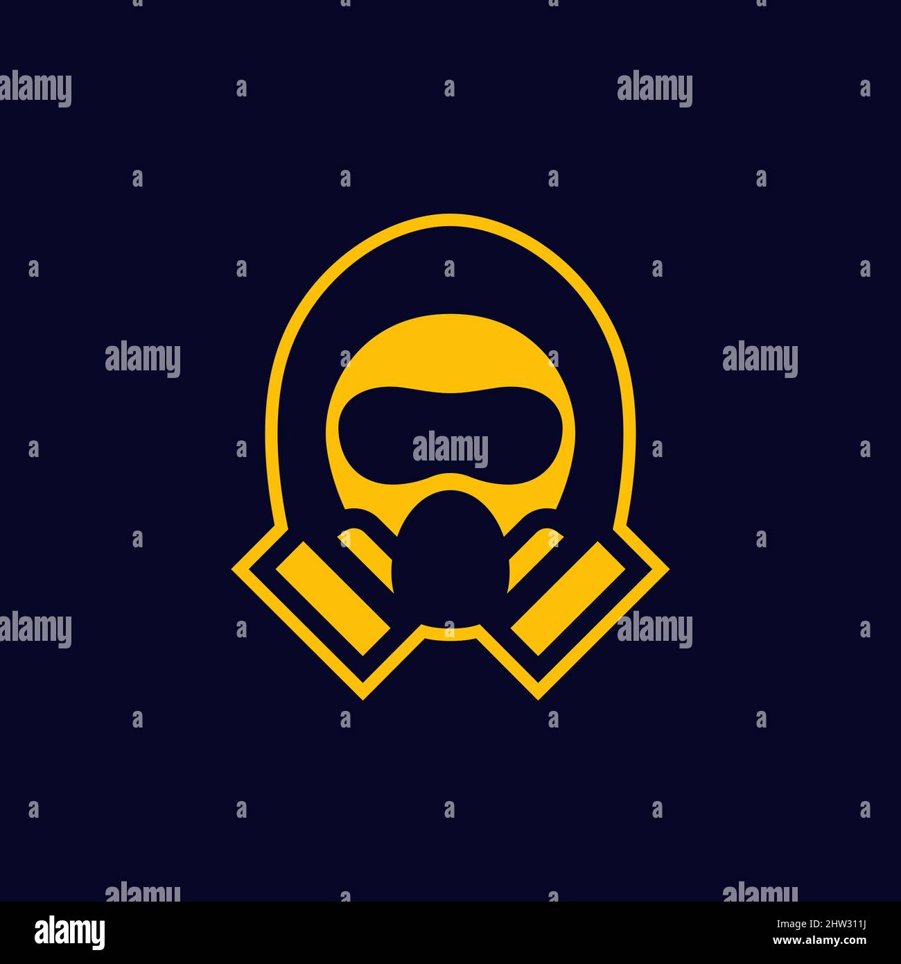 hazmat protective suit icon, vector Stock Vector Image & Art - Alamy