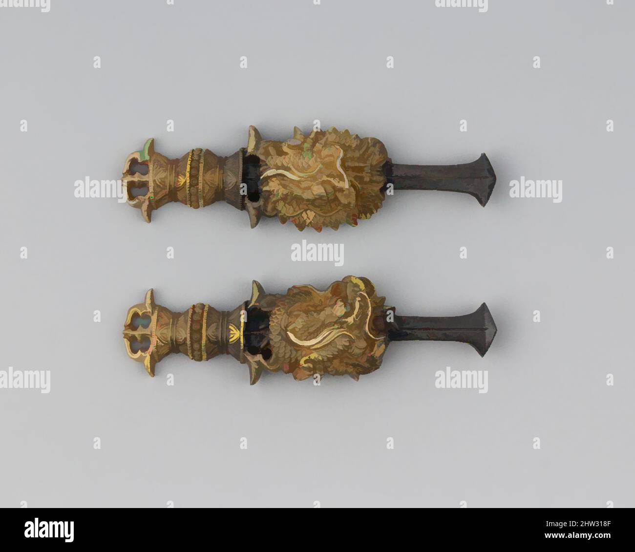 Art inspired by Pair of Sword-Grip Ornaments (Menuki), 18th century ...