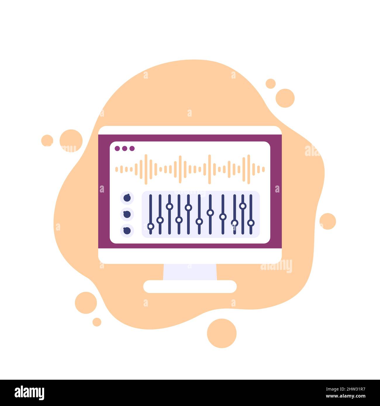 Sound editing Cut Out Stock Images & Pictures - Alamy