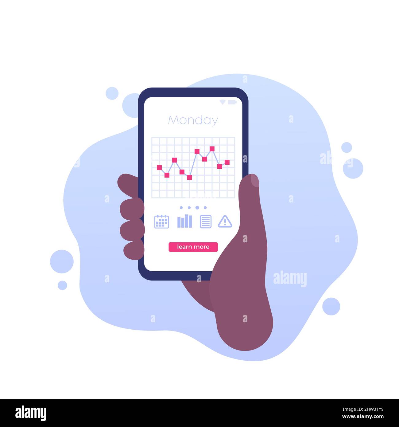 Blood glucose icon black Stock Vector Images - Alamy