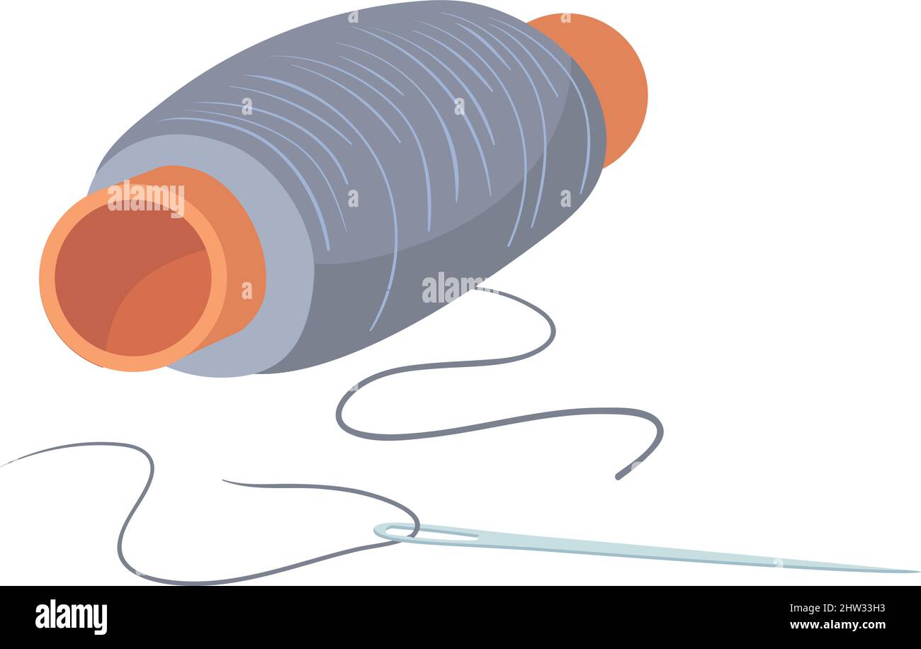 Sewing needle cartoon hi-res stock photography and images - Alamy