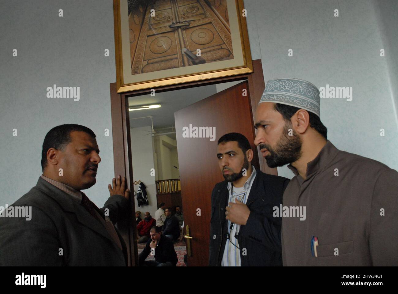 Rome, Italy 06/04/2007: Imam Sami in the Islamic Mosque. Magliana ...