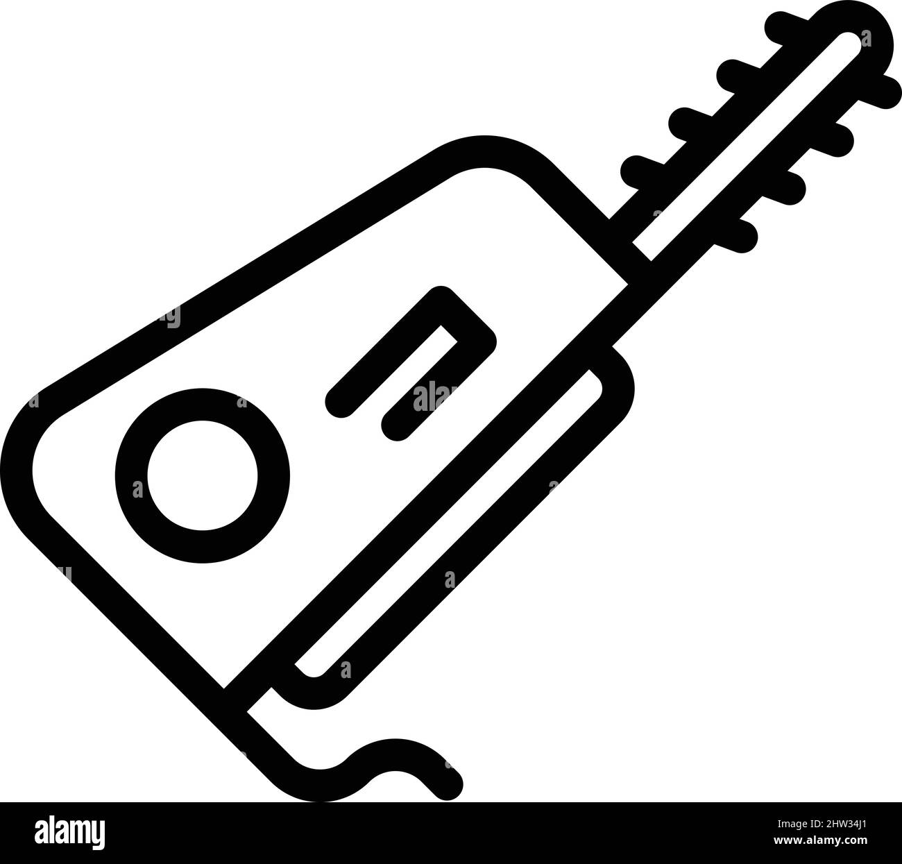 Electric lawn mower cutting Black and White Stock Photos & Images - Alamy