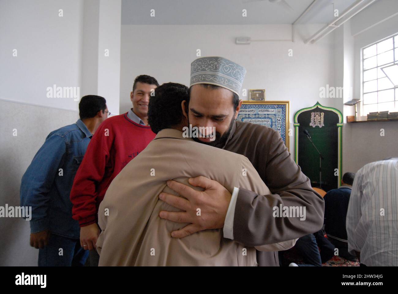 Rome, Italy 06/04/2007: Imam Sami in the Islamic Mosque. Magliana ...