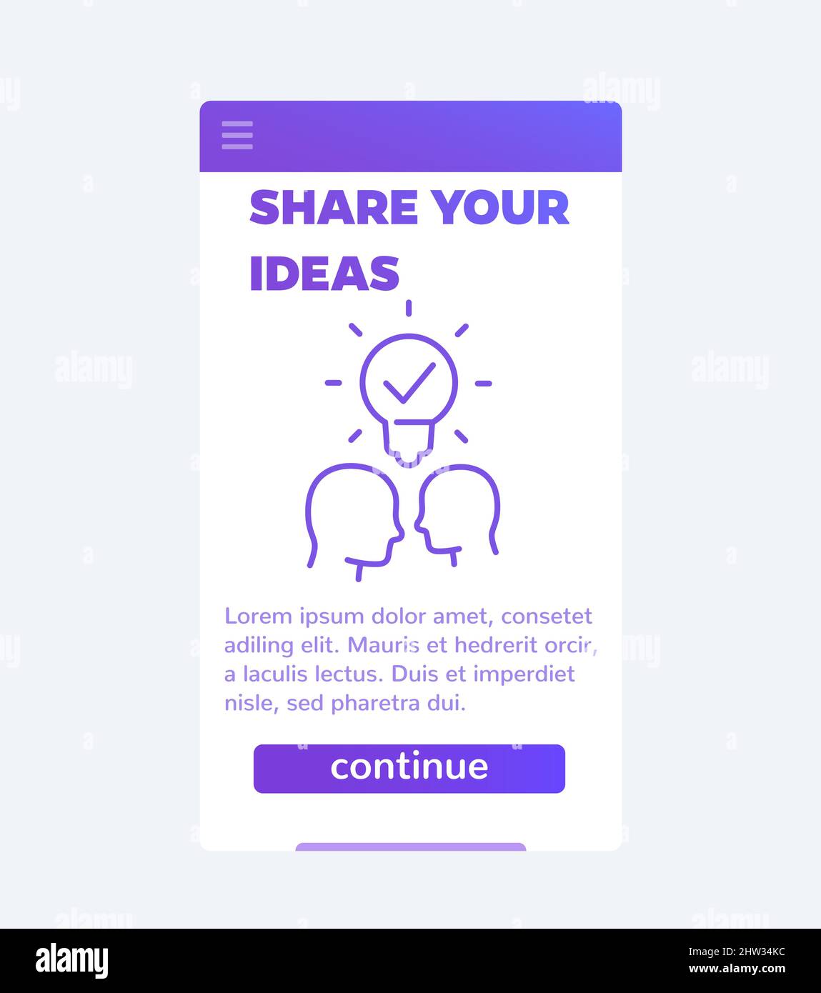 Share this moment Stock Vector Images - Alamy