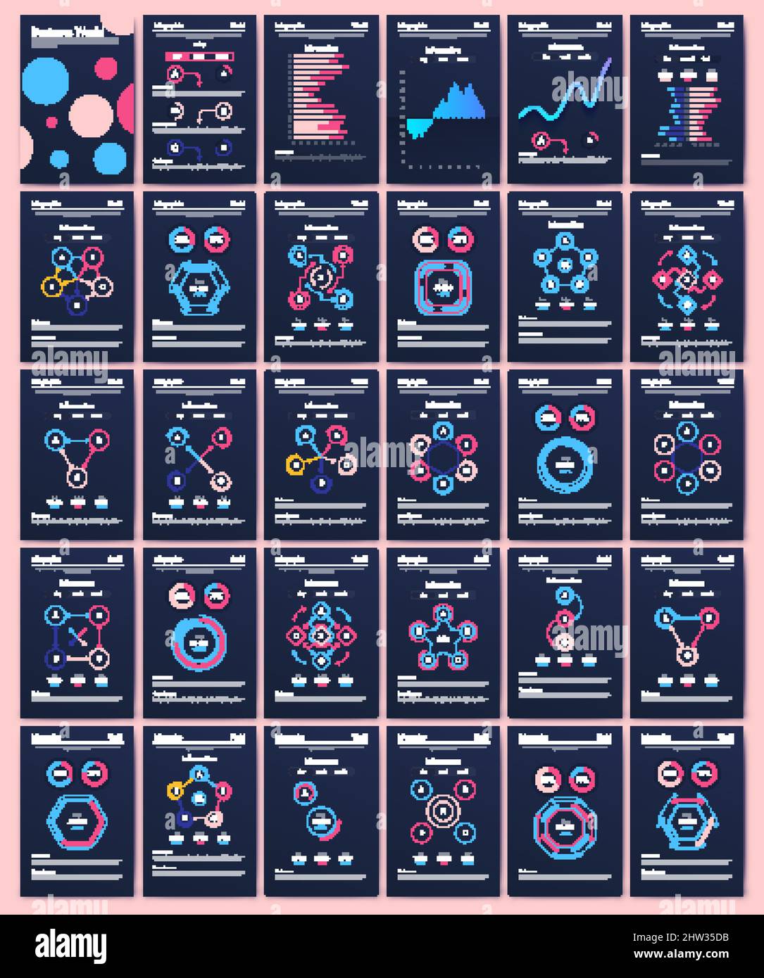 Vector graphics infographics with mobile phone. Template for creating ...