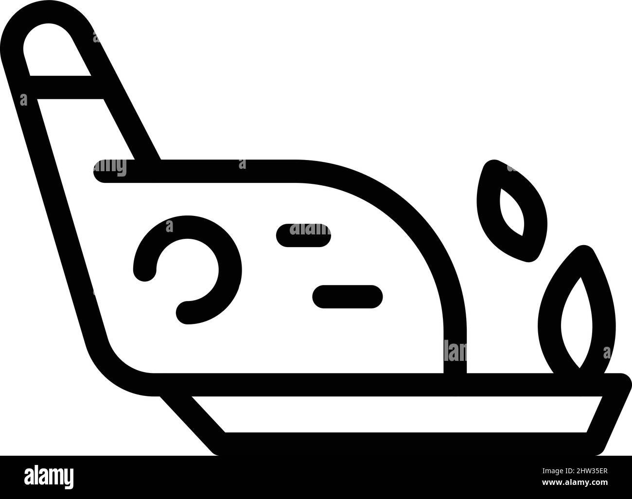 Agriculture machinery icon outline vector. Cutting equipment. String ...