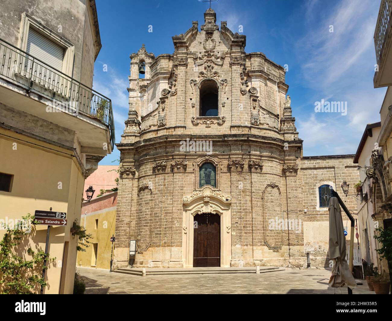 Nardò, historic city in Lecce province, Apulia, Italy. San Giuseppe ...