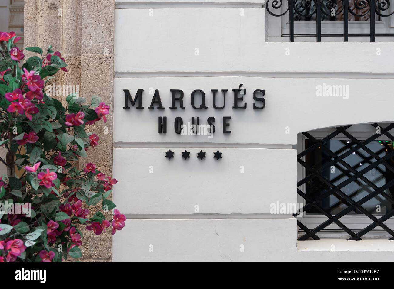 VALENCIA, SPAIN - MARCH 02, 2022: Marques House is a luxury hotel ...
