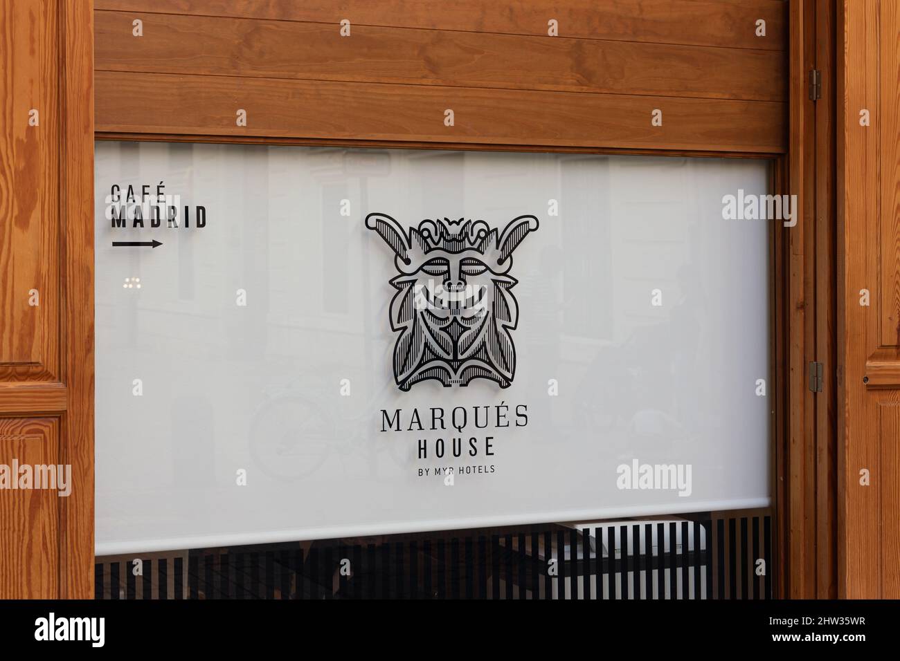 VALENCIA, SPAIN - MARCH 02, 2022: Marques House is a luxury hotel ...