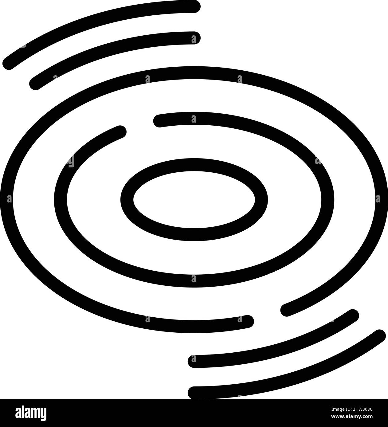 Dog fly plate icon outline vector. Pet care. Shop toy Stock Vector ...