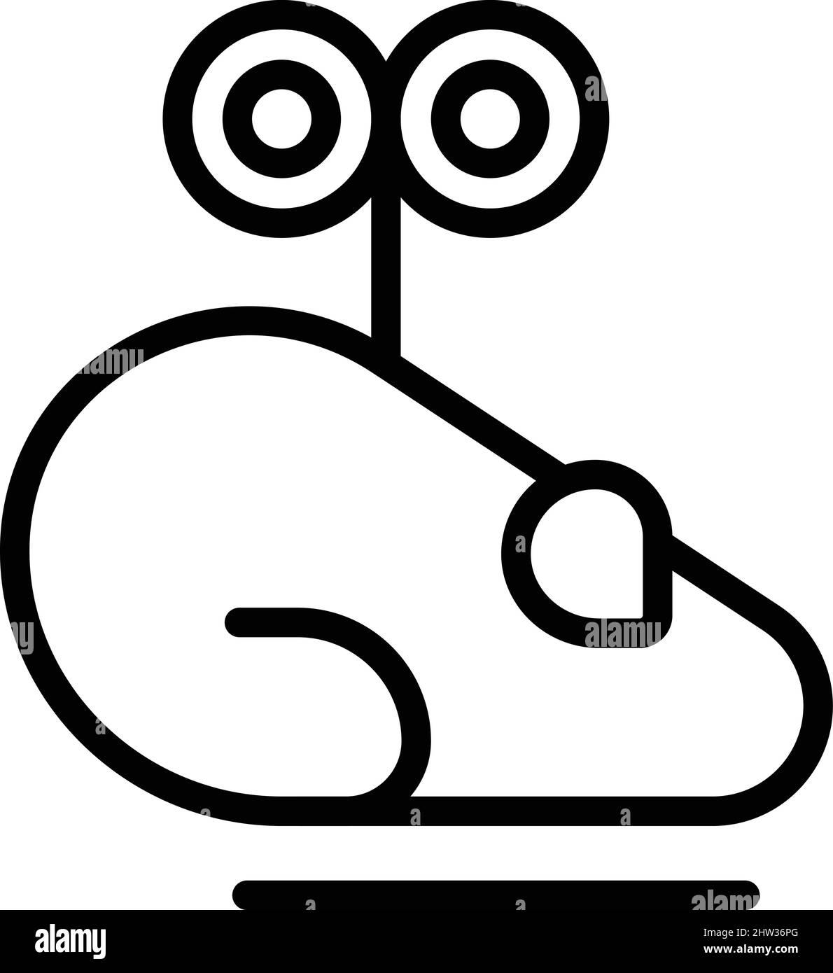 Mice toy icon outline vector. Pet care. Store toy Stock Vector Image ...