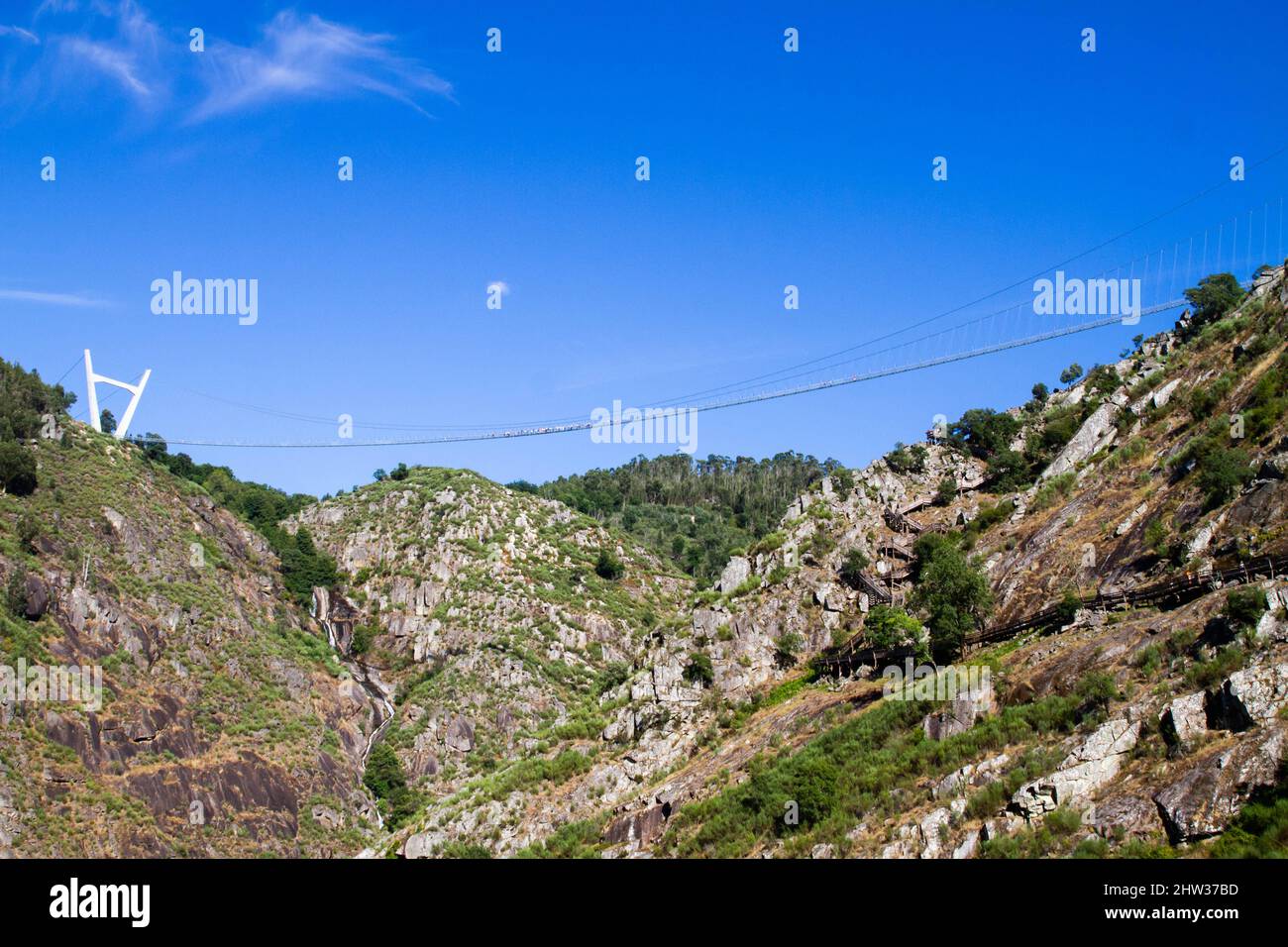 Arouca, Portugal - August 6, 2021 - The 516 Arouca Bridge, largest ...