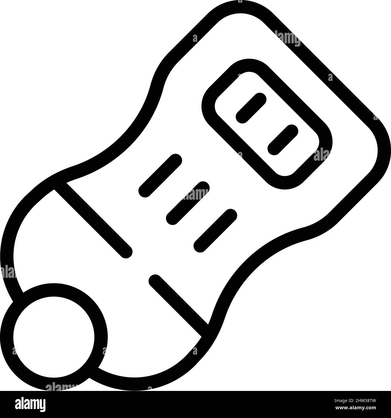 Fertility test icon outline vector. Stick negative. Positive test Stock ...