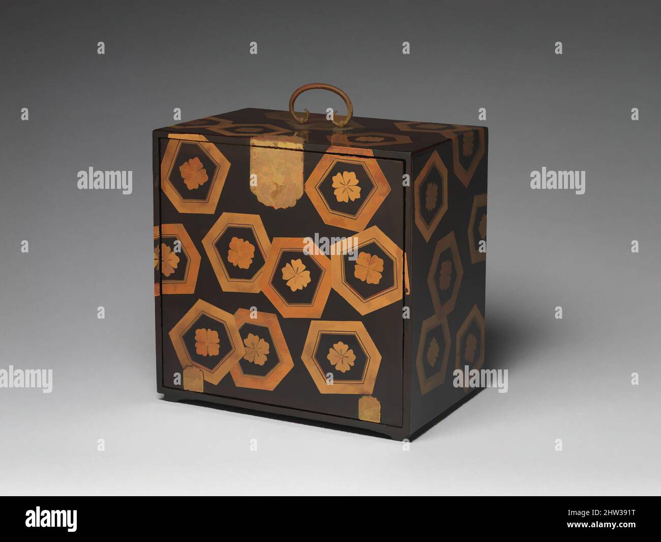 Art inspired by Cabinet with Design of Stylized Tortoiseshell Patterns ...