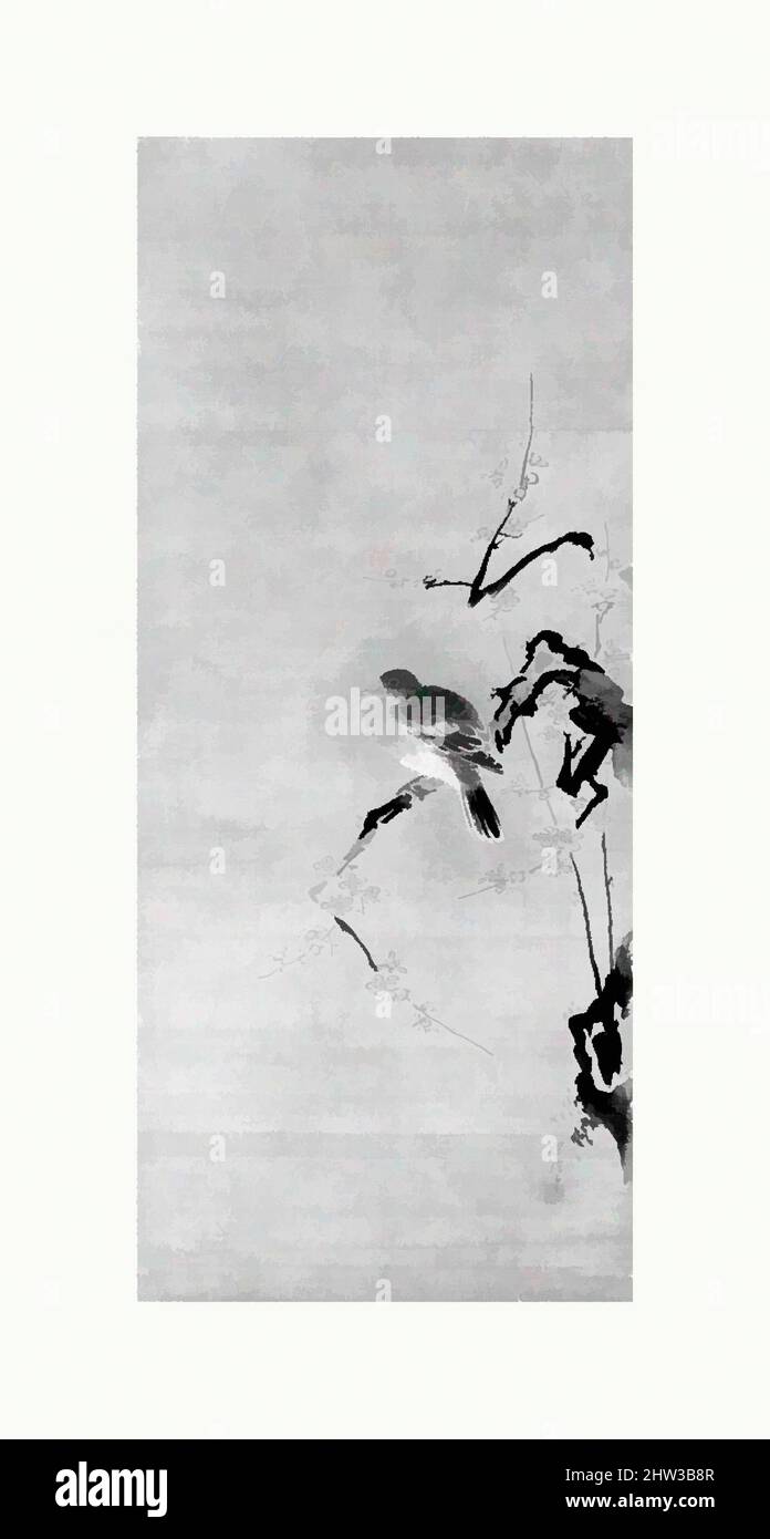 Art inspired by Dove on Plum Tree, Edo period (1615–1868), 17th–18th ...