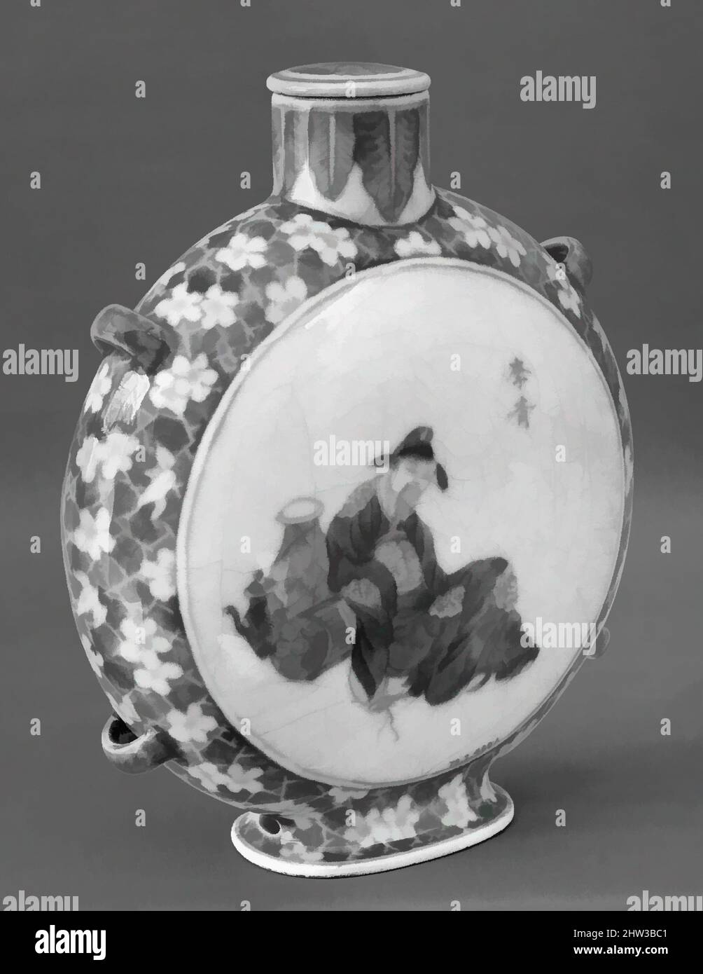 Art inspired by Pilgrim bottle, Qing dynasty (1644–1911), late 18th ...