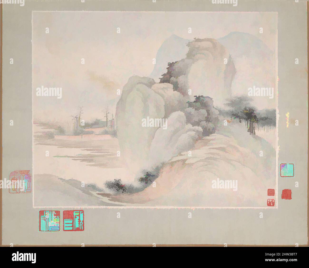 Art inspired by 清, 樊圻, 為玉翁作山水圖, 冊, Landscapes Painted for Yuweng, Qing ...