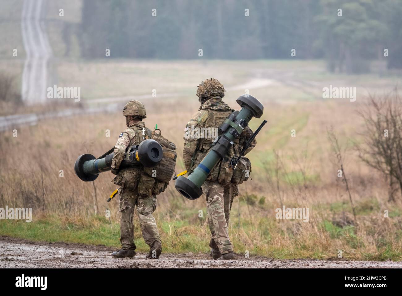 British army soldiers completing an 8 mile combat fitness test tabbing ...