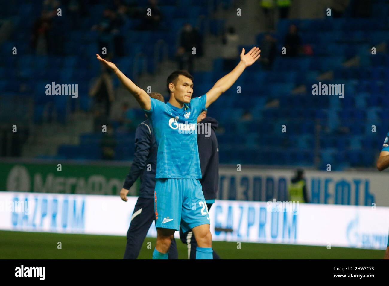 Saint Petersburg, Russia - 3 march 2022: Football. Russian Cup 2021 ...
