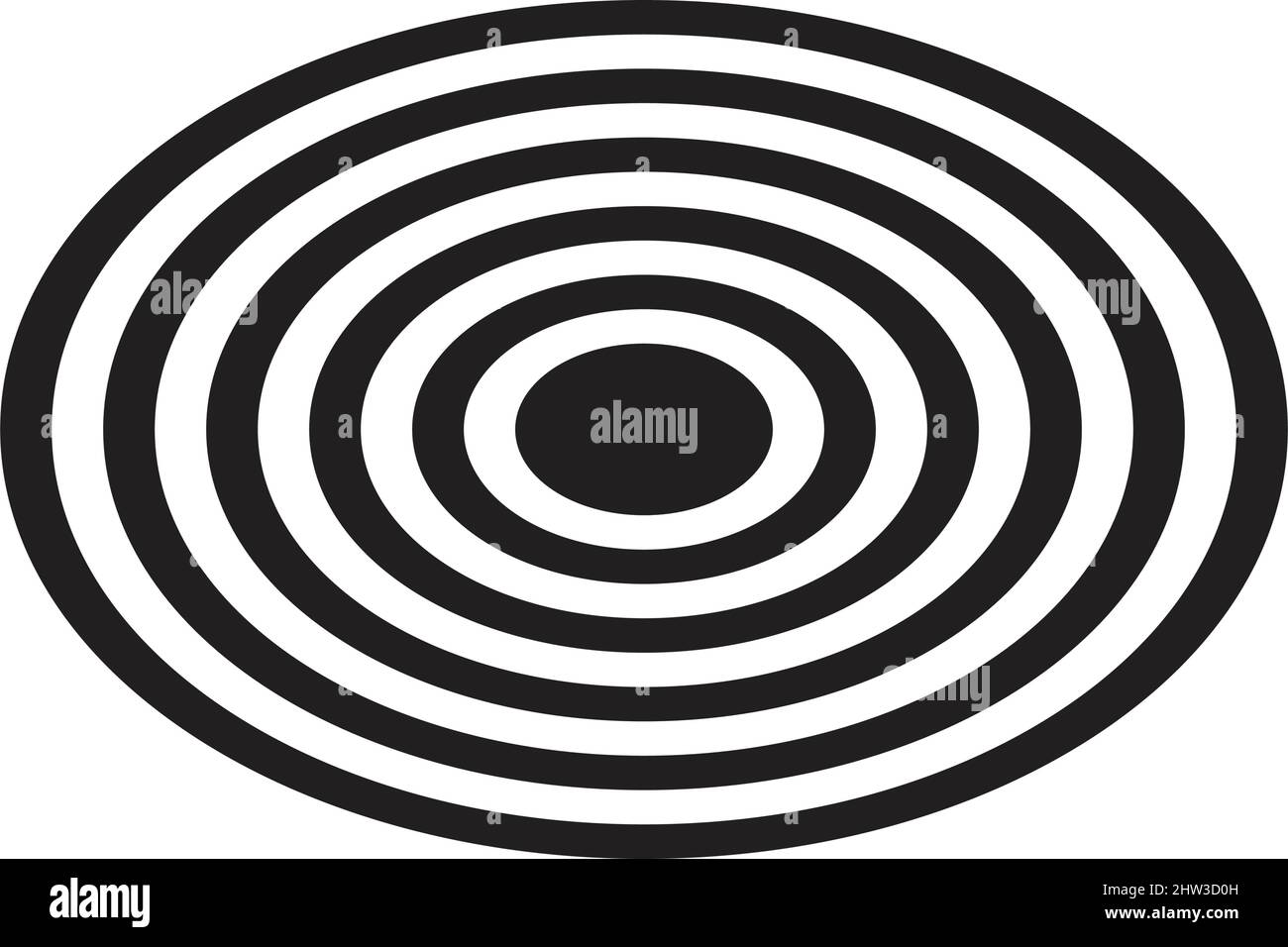 Abstract ellipse lines vector geometric shape for logo, web, print and ...