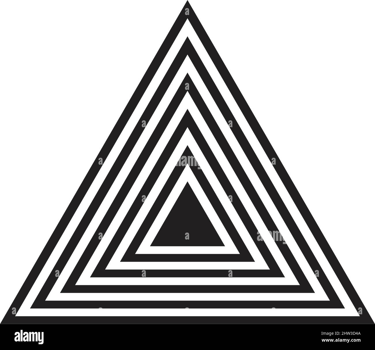 Abstract triangle lines vector geometric shape for logo, web, print and ...