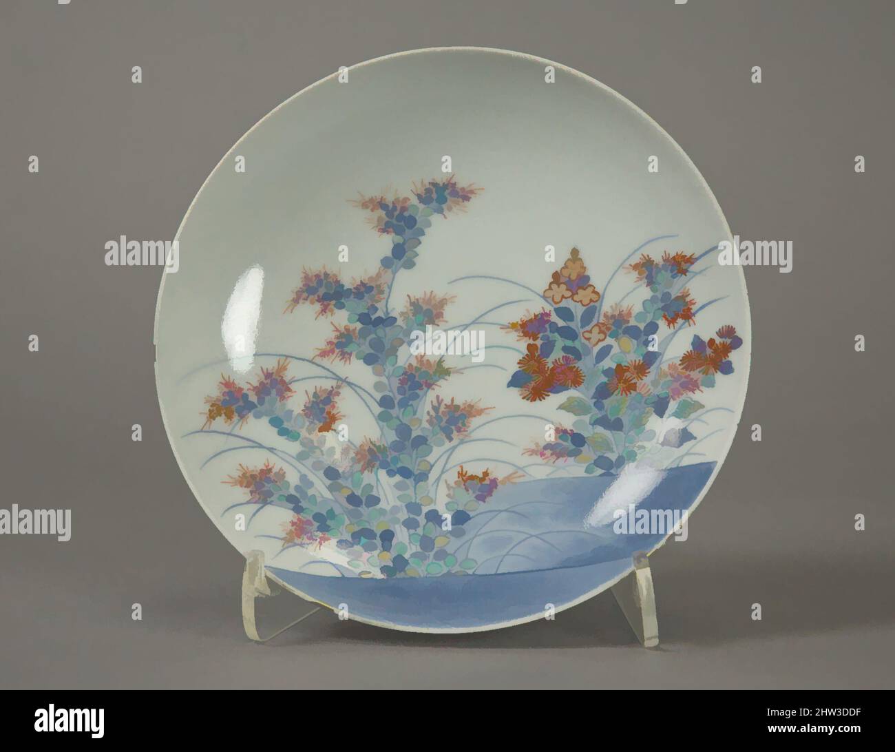 Art inspired by Small Dish with Design of Chrysanthemums and Autumn ...