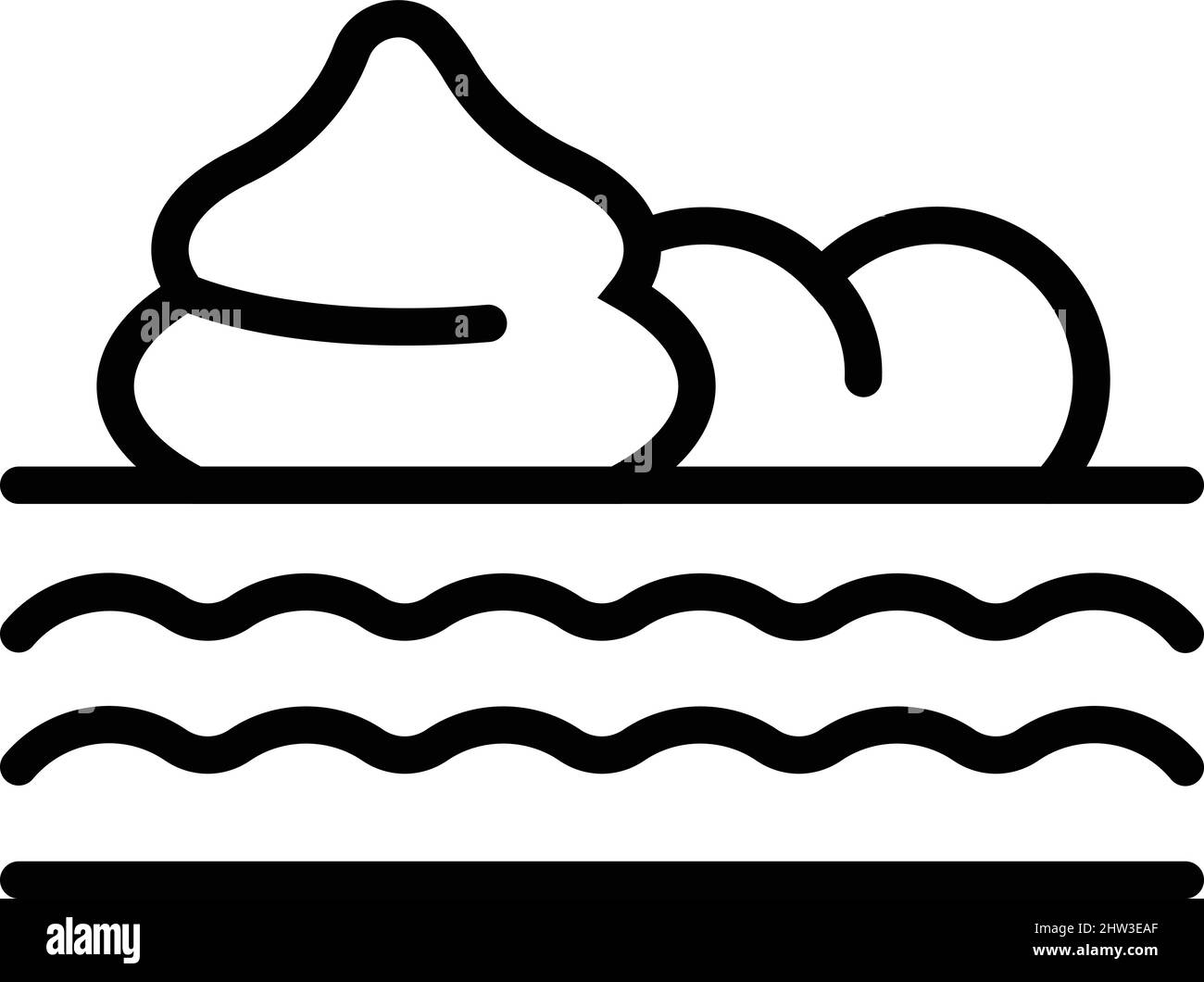 Foam cream icon outline vector. Anti age cream. Face skin Stock Vector ...