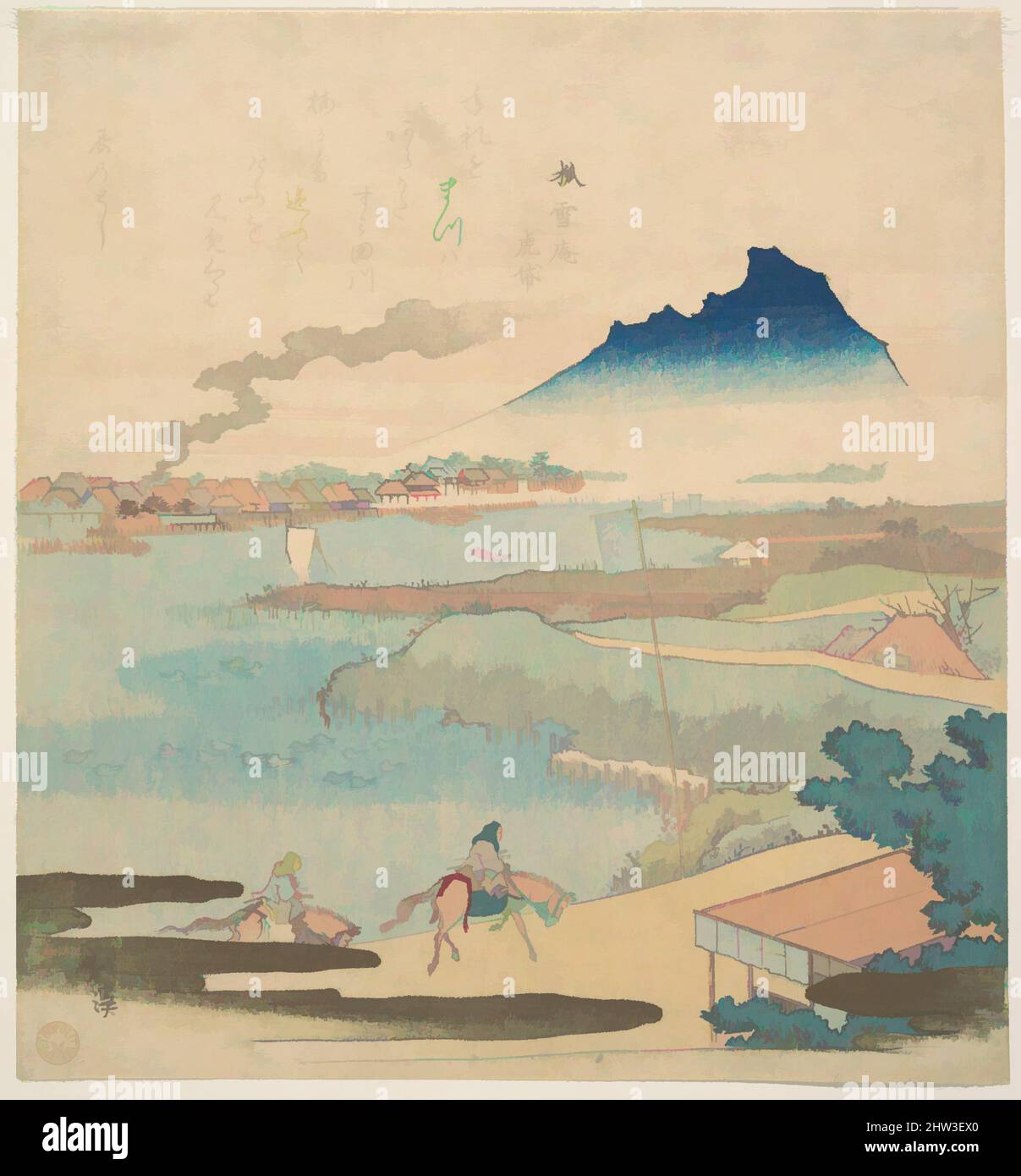 Art inspired by Sumidagawa, Sumida River, Edo period (1615–1868), Year ...