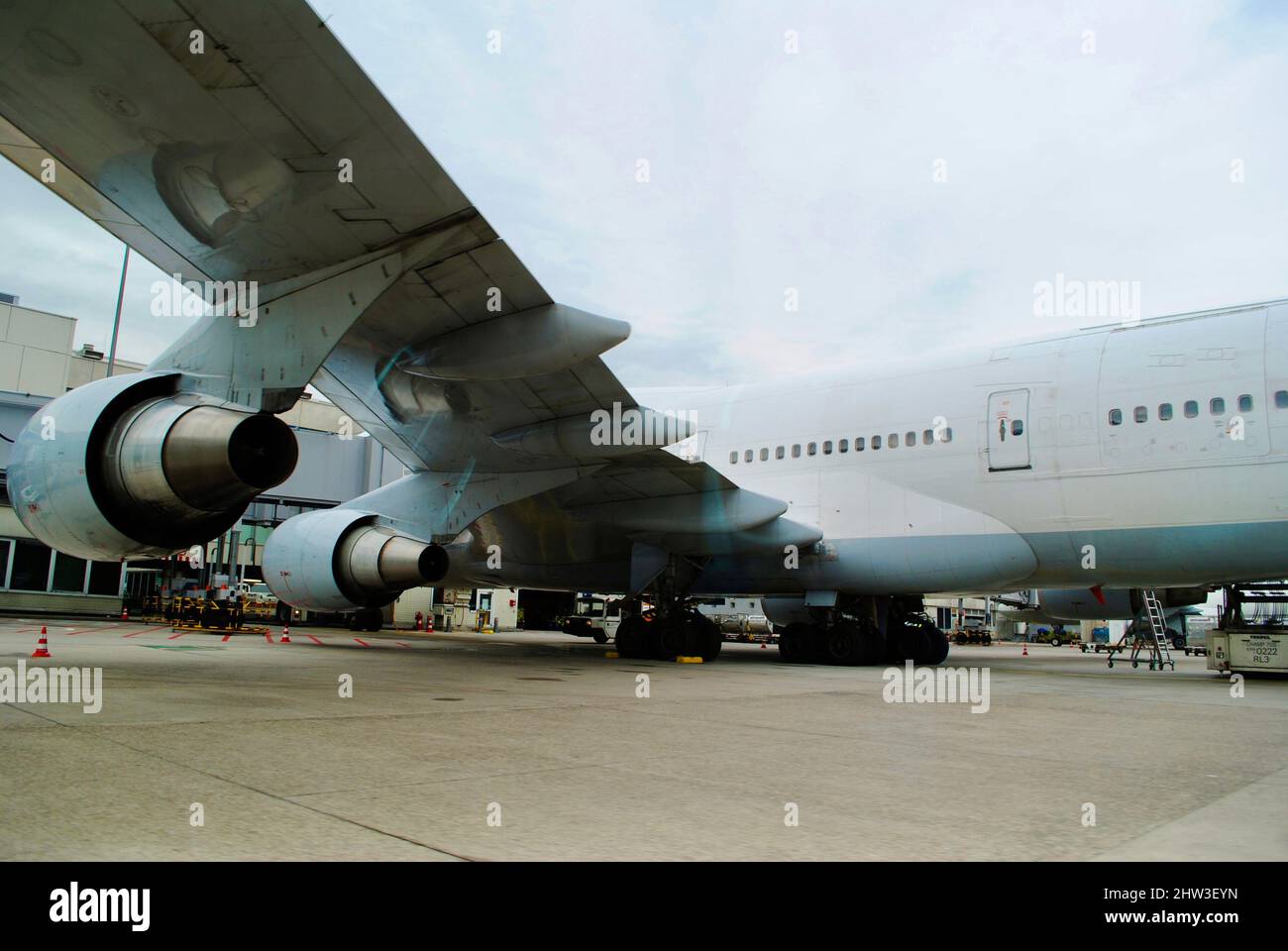 Lufthansa 747-800 at Frankfurt airport Stock Photo - Alamy