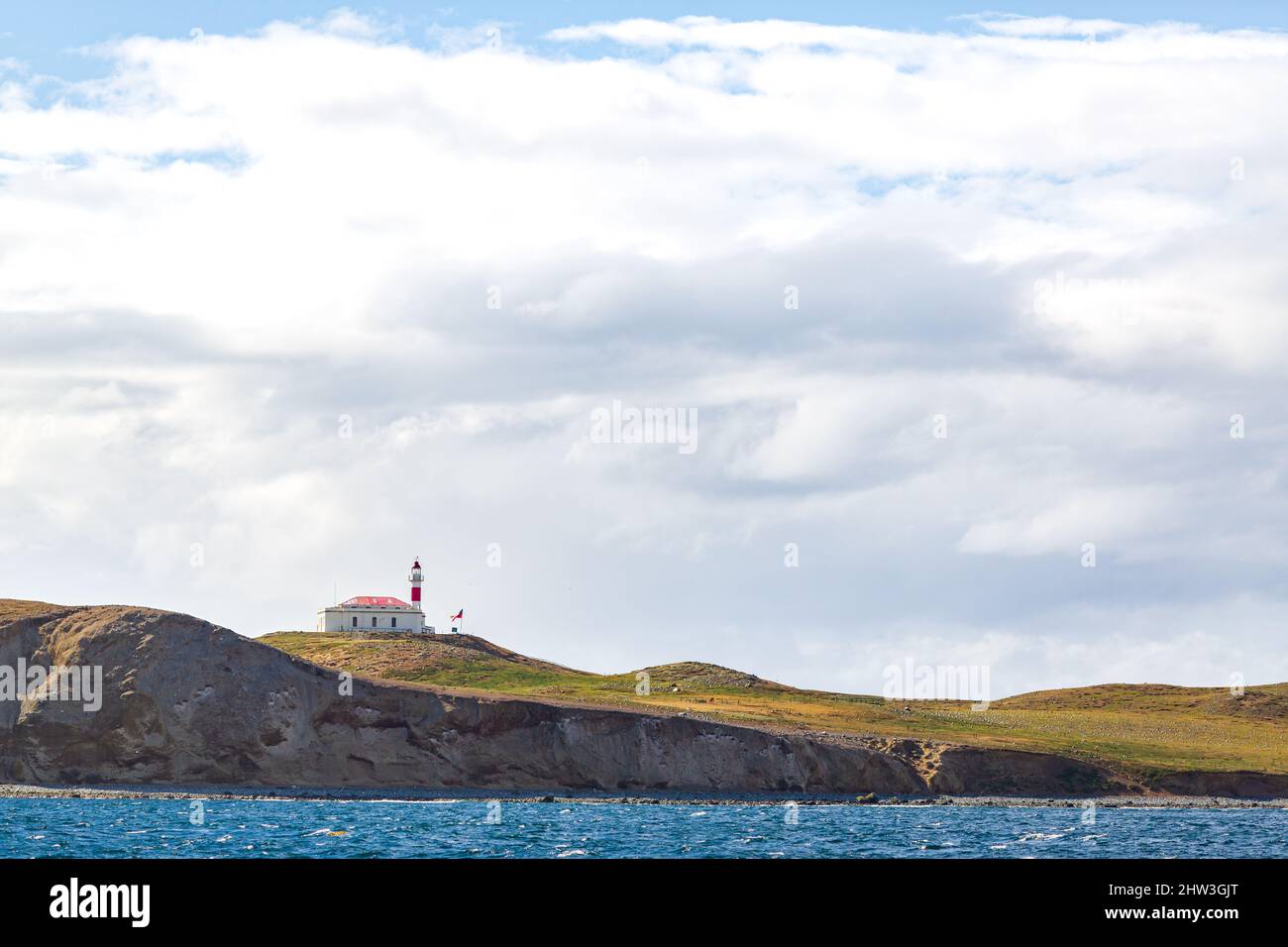 Lighthouse in the chilean patagonia islands Stock Photo - Alamy