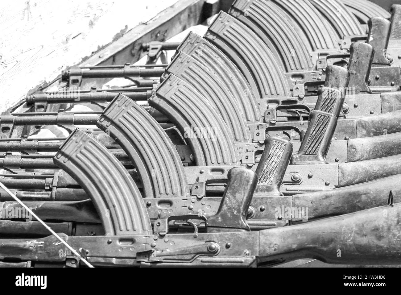 Russian AK-47 assault rifle Stock Photo - Alamy