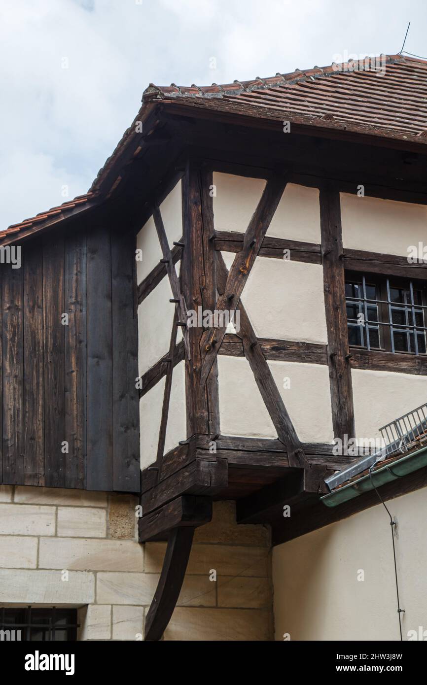 Fachwerk style house, timber framing Stock Photo - Alamy