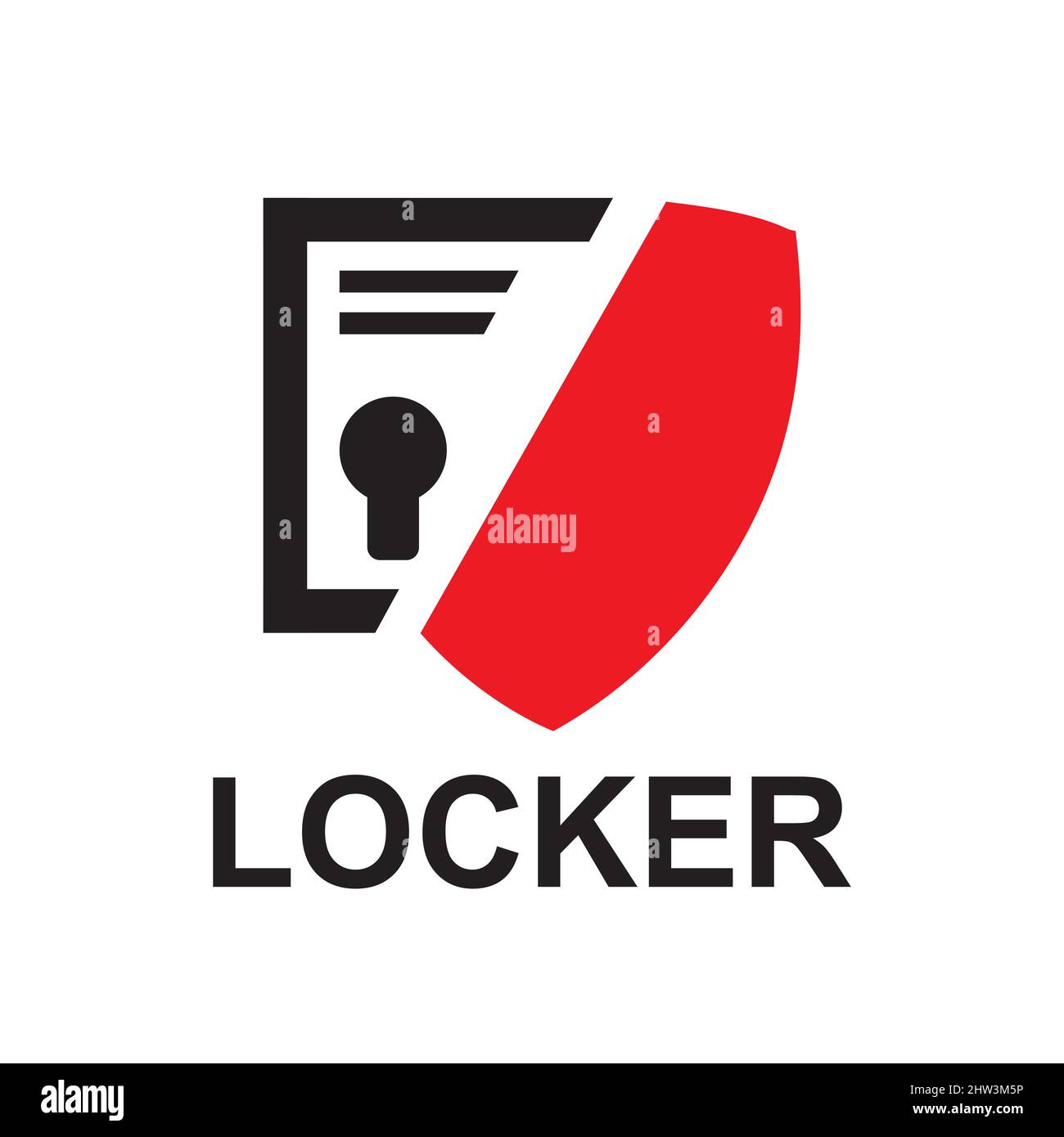 Vector logo of the parcel storage locker Stock Vector Image & Art - Alamy