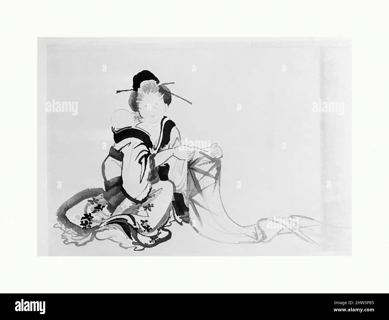 Art inspired by Woman with Baby on Her Back, Edo period (1615–1868 ...