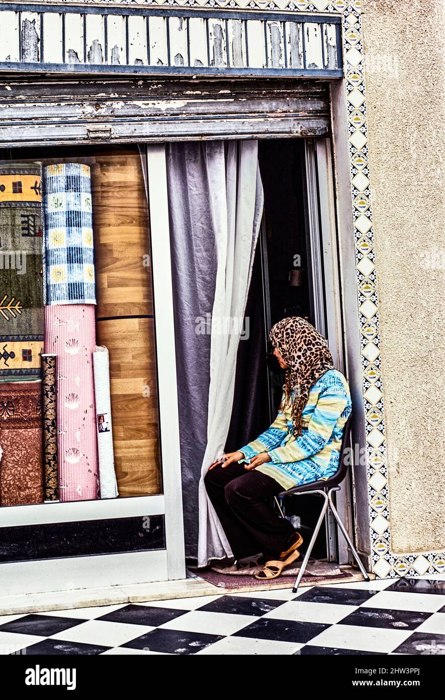 High resolution Tunisian door, showing customary decorations Stock ...