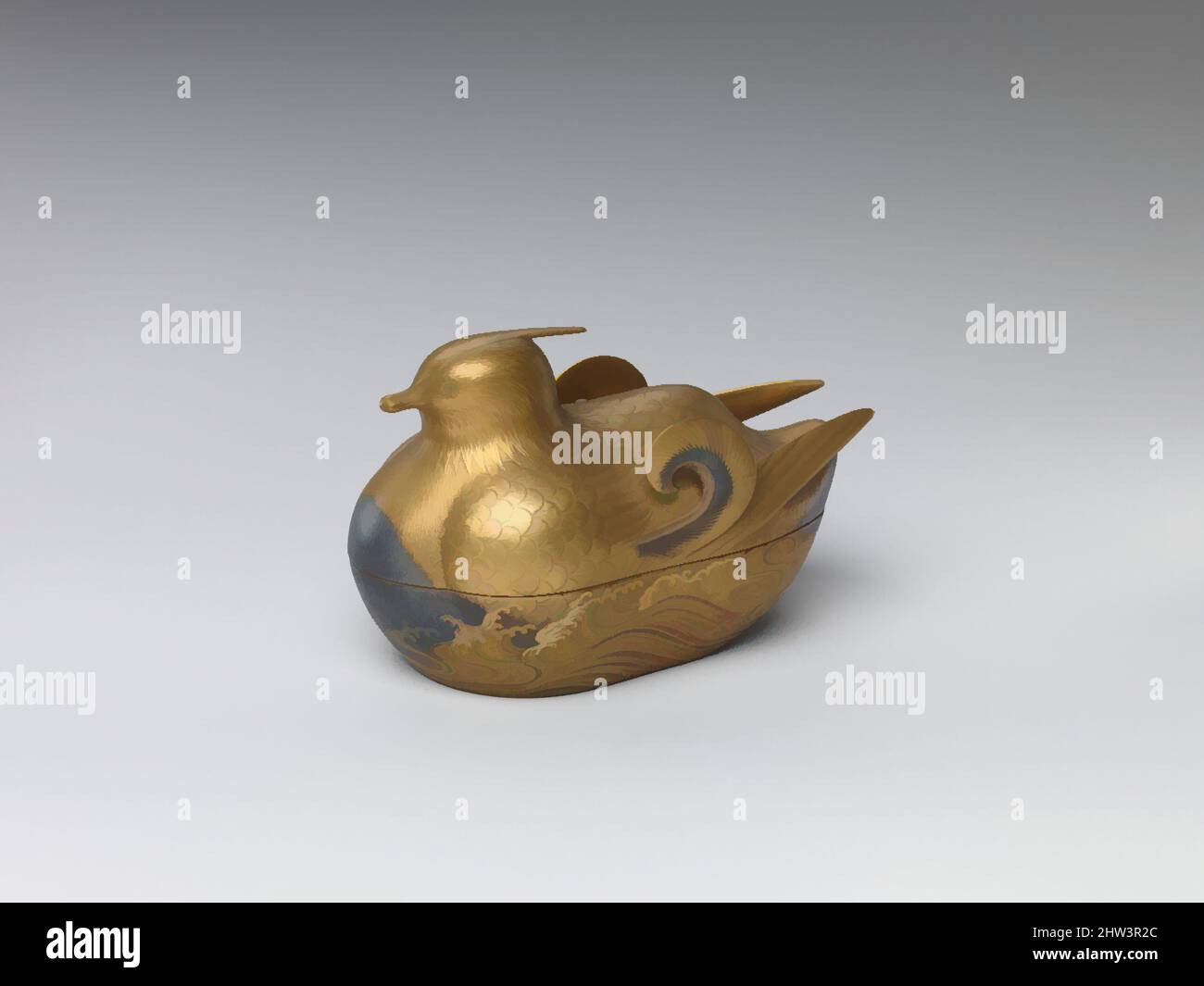 Art inspired by Incense Box in Shape of Mandarin Duck, Edo period (1615 ...