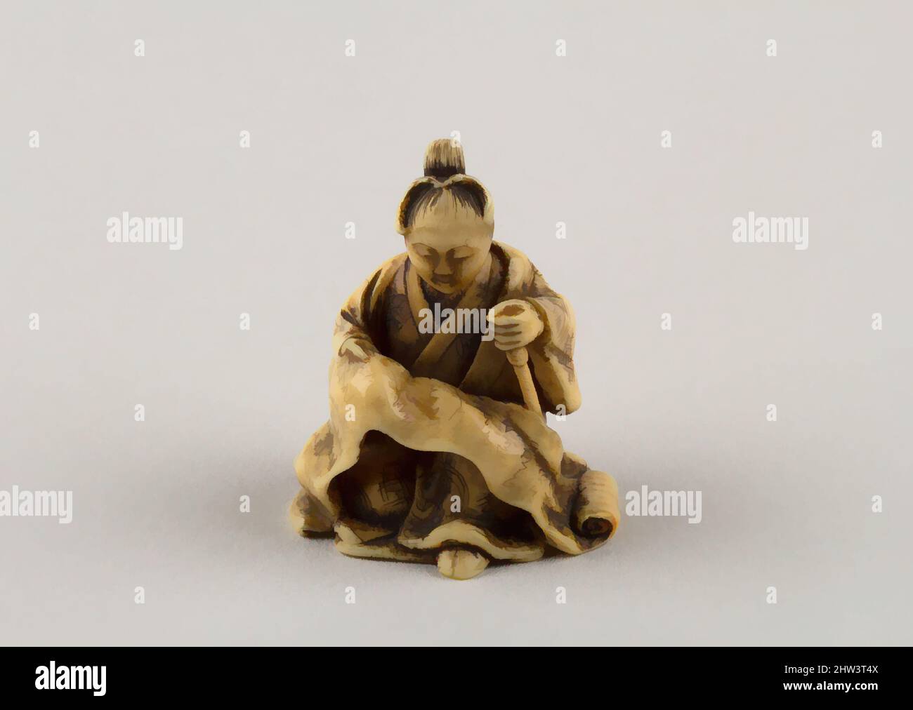 Woman reading a scroll hi-res stock photography and images - Alamy