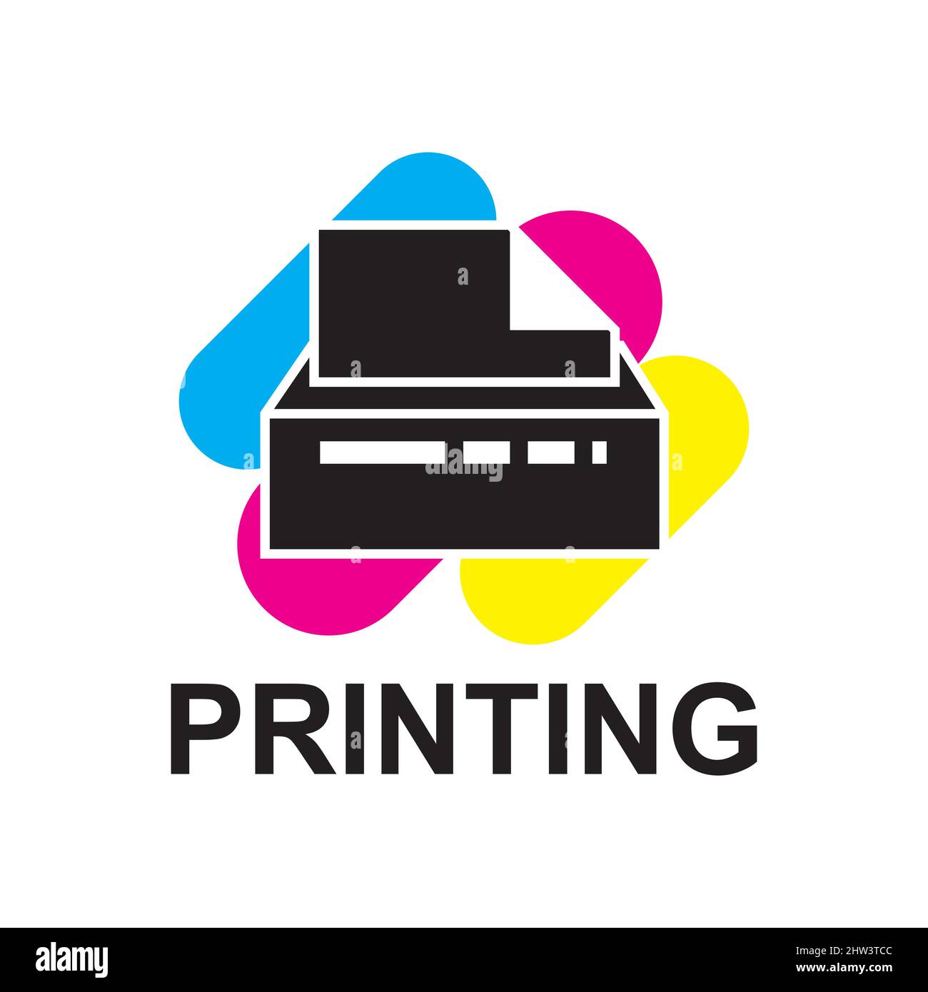 Vector logo of the printing house, photocopies Stock Vector Image & Art ...