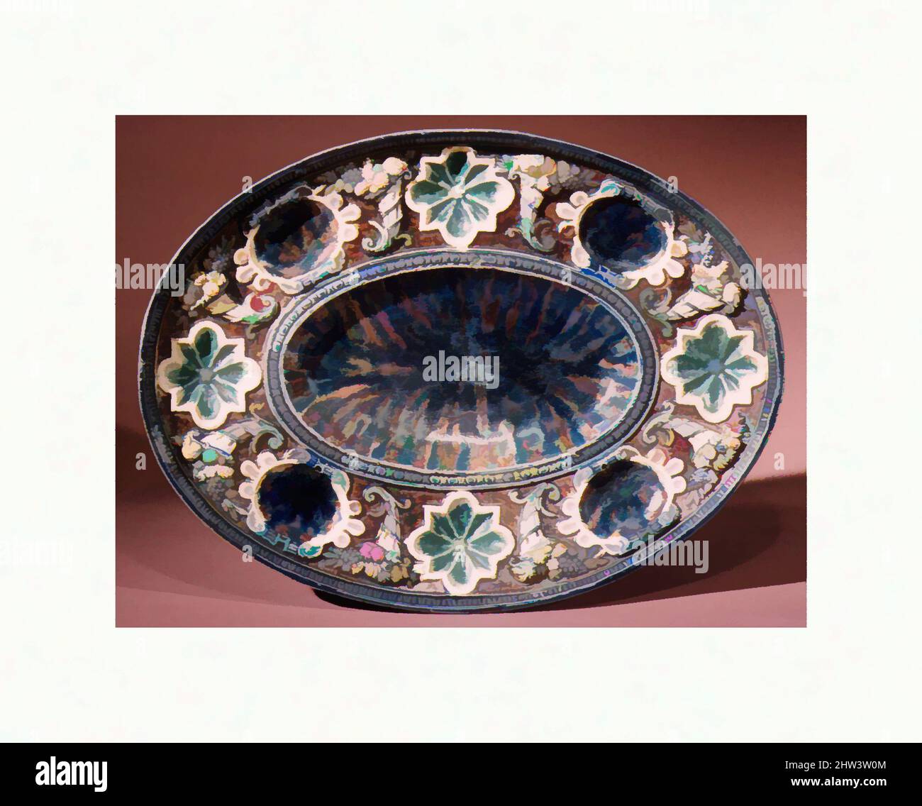 Art inspired by Dish, Manner of Bernard Palissy (French, Agen, Lot-et ...
