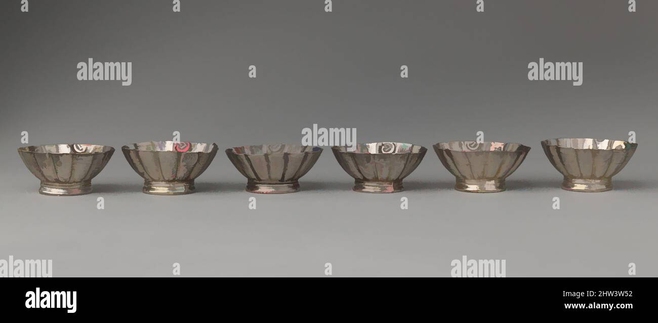 Art inspired by Six miniature cups (part of a set), David Clayton ...
