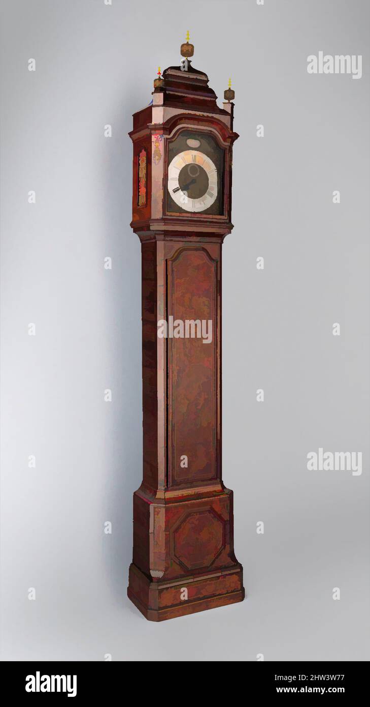 Art inspired by Longcase clock with calendar, Clockmaker: Daniel ...