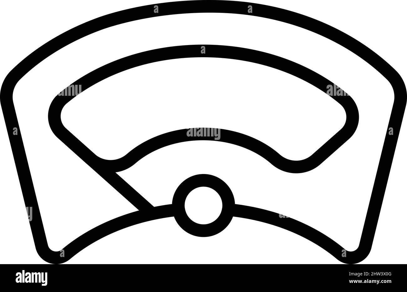 Repair windshield wiper icon outline vector. Car windscreen. Window ...